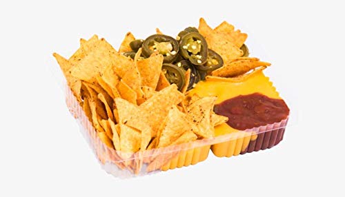 200 Plastic Nacho Trays Disposable | Large 6.5 X 5 - 20 oz Nacho ...
