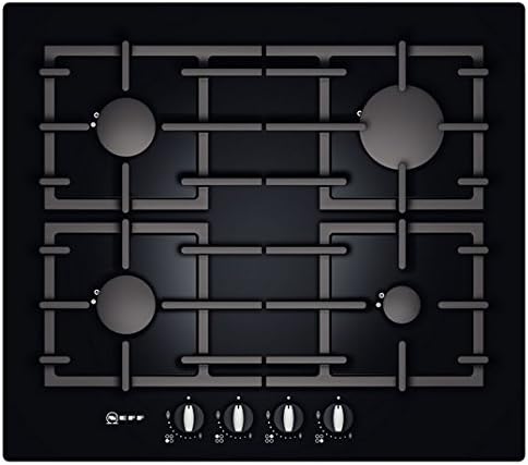 Neff T62S26S1 Built-in Gas Hob Black Hob – Plate (Built-in, Gas Hob ...
