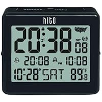Amazon.com: HITO Atomic Travel Alarm Clock with Auto Back Light 6 ...