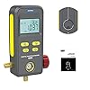 Digital Manifold Gauge, HVAC System Refrigeration Gauge Vacuum Pressure ...