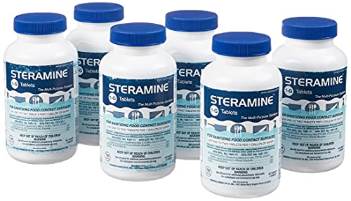 Steramine Quaternary Sanitizing Tablets, Case of 6 | Pricepulse
