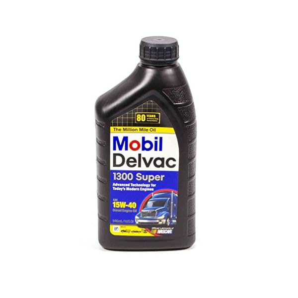 6 Quarts Mobil API Ck-4 Spec Delvac 15w40 Diesel Oil 1300 Super 15-w40 ...