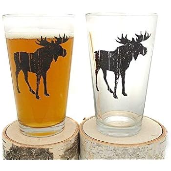 Amazon.com | Moose Drool Pint Glass: Beer Glasses: Beer Glasses
