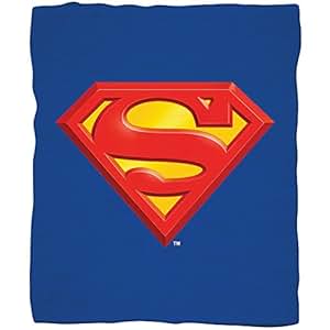 Amazon.com: JPI DC Comics Superman Fleece Throw Blanket - Superman ...