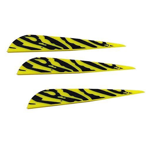 GPP 100PK 3 inch Plastic Arrow Vane TPU Fletchings for DIY Arrow ...