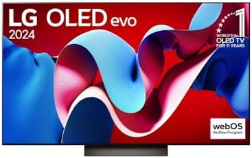 LG 55 Inch OLED evo C4 4K Smart TV AI Magic remote Dolby Vision webOS24 2024 Black price in UAE ...