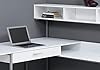 Monarch Specialties Workstation for Home & Office with Multiple Shelves ...