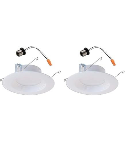 Halo 5 Inch Recessed Shower Light Cover Super Bright 6" Dimmable LED