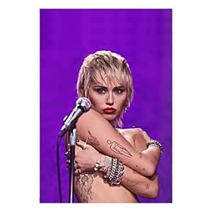 Miley Cyrus | Singer Posters for Wall | A3 and A4 sizes | 400 GSM Paper | Gloss Lamination ...