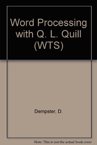 Amazon - Word processing with QL quill (Working with the Sinclair QL ...