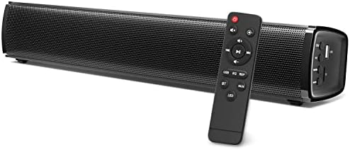 Soundbar, 2.1CH Surround Sound TV Speaker with Built-in Subwoofer and ...