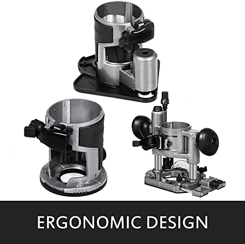 Mophorn Compact Router 1.25HP with Fixed Plunge and Offset Base ...