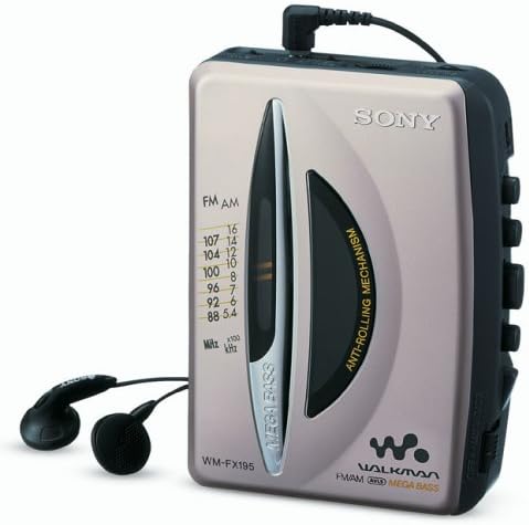 Sony WM-FX195 Cassete/tuner Walkman plus fontopia headphones- Gold ...