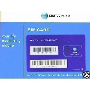 Amazon.com: ATT Blue SIM card Pack: Electronics