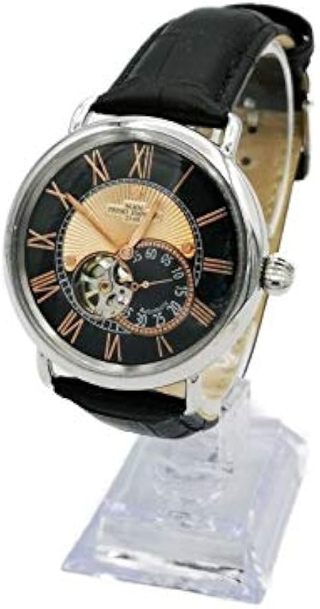 M&M - Reloj automático para Hombre con Correa de Piel: Amazon.es: Relojes