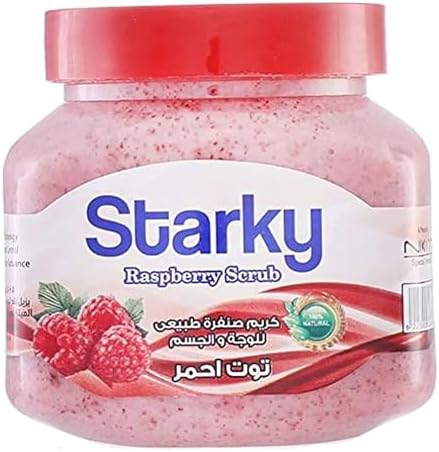 Starky Natural Raspberry Scrub Cream for Face & Body - 300ml price in ...