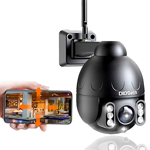 [Updated 5X Optical Zoom] PTZ Security Surveillance Cameras, Outdoor ...