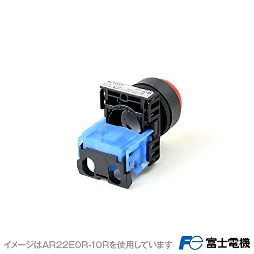 Amazon | 富士電機 AR30E0R-10Y 丸フレーム平形押しボタンスイッチ モメンタリ(1a) (黄) NN | 押しボタンスイッチ ...