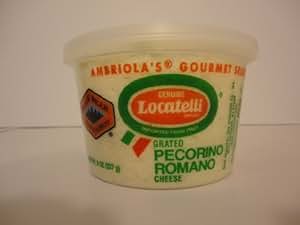 Locatelli Grated Pecorino Romano Cheese (8 oz.): Amazon.com: Grocery ...