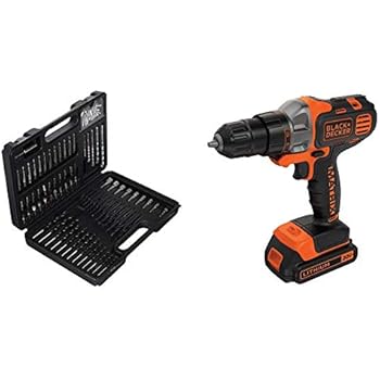 BLACK+DECKER BDA91109 Combination Accessory Set, 109-Piece with BLACK ...