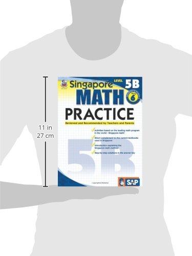 Singapore Math Level 5B 6th Grade Math Workbook, Singapore Math Grade 6 ...