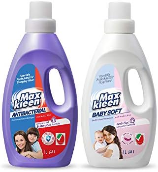Maxkleen 1L Twin Pack AntiBacterial Liquid Detergent with 2in 1 ...