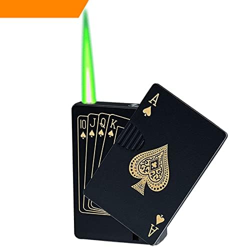 سعر Jet Torch Butane Lighter,Green Flame Ace Card Lighter Windproof ...
