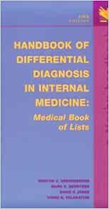 Handbook of Differential Diagnosis in Internal Medicine: Medical Book ...