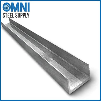 Steel Channel 1-1/2" x 1/2" x 1/8" x 72": Amazon.com: Industrial ...