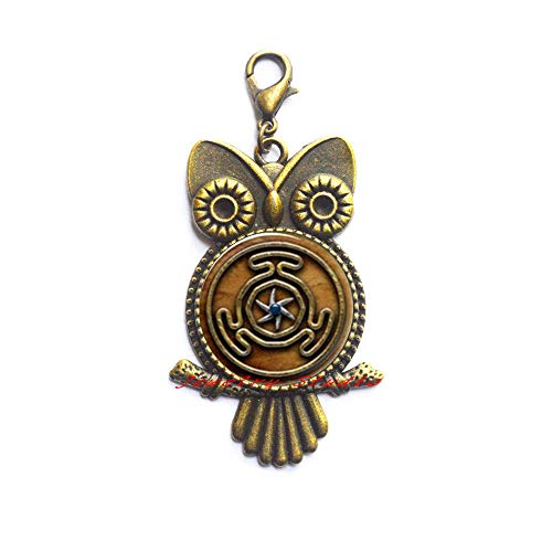 Wheel of Hecate Symbol Lobster Clasp Owl Zipper Pull Christmas Gift ...