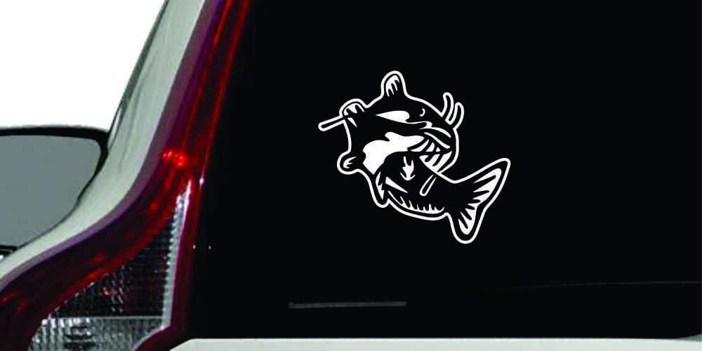 Amazon.com: Fish 'Catfish' Car Vinyl Sticker Decal Bumper Sticker for ...
