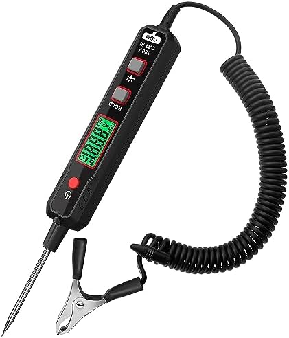 Excefore Automotive Test Light, DC 0.8V-100V Smart Digital Voltage ...