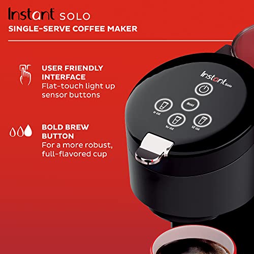 Instant Solo Single Serve Coffee Maker, From the Makers of Pot, K-Cup ...
