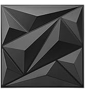 Amazon.com: Art3dwallpanels PVC 3D Wall Panel Diamond for Interior Wall ...