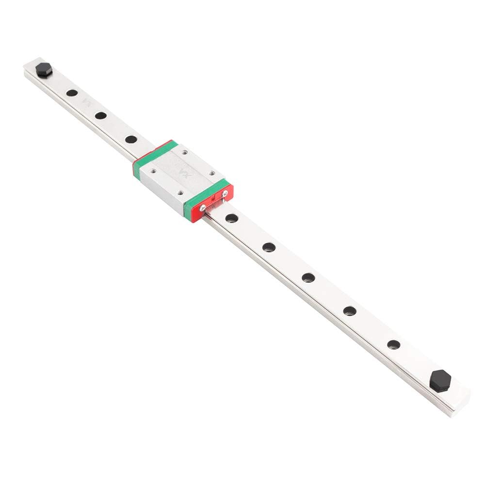 MGN 12 Linear Rail Guide, 300mm Linear Sliding Guideway with MGN 12H ...