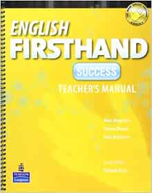 Amazon.com: English Firsthand Success Teacher's Manual with CD-ROM (4th ...