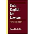 Plain English for Lawyers: Wydick, Richard: 9781594601514: Amazon.com ...