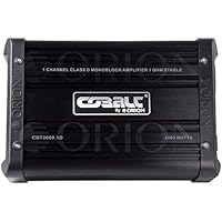 Amazon.com: Orion Cobalt CBT3000.1D Monoblock Class D Amplifier, Mosfet, 4-Way Circuitry ...