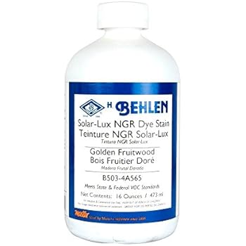 Behlen Solar-Lux Stain, Blood Red 1 Pint - Household Wood Stains ...