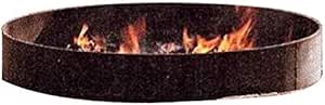 Amazon.com : Large 75" Diameter Steel Metal Fire Pit Campfire Ring 12 ...
