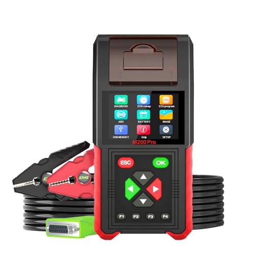 Topdiag M200 Pro Motorcycle Diagnostic Tool ECU Remap Code Reader Relay ...