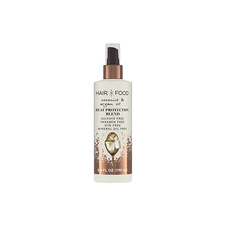 Hair Food Coconut & Argan Oil Heat Protectant Spray, Up to 450 ...