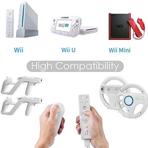 Remote Controller for Wii U Console (White and White，2 Packs) | Pricepulse