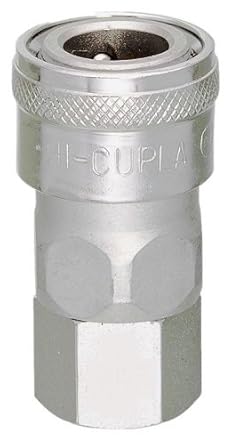 Nitto Kohki Hi Cupla 40SF-NPT Quick Connect Pneumatic Coupler Socket, 1/2" Size, Female, NPT ...