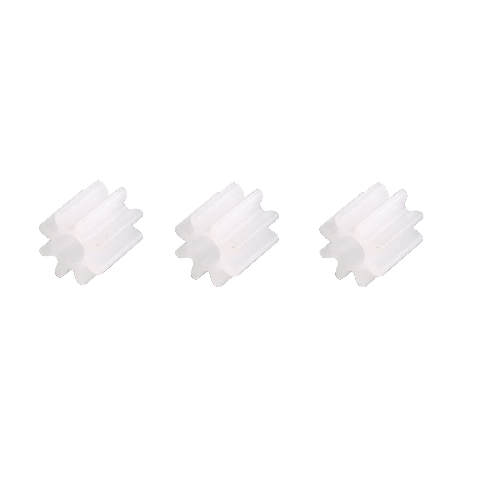 uxcell 50pcs Plastic Gears 8 Teeth Model 082A Reduction Gear Plastic ...