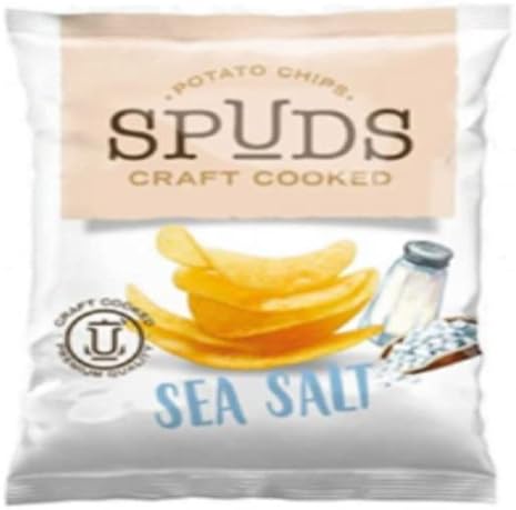 SPUDS - Craft Cooked, Sea Salt potato chips 40_50g set of 12 price in ...