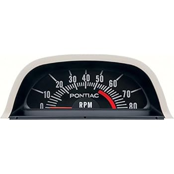 Amazon.com: Inline Tube Factory Hood Tach Guage Tachometer 5100 RPM Red ...