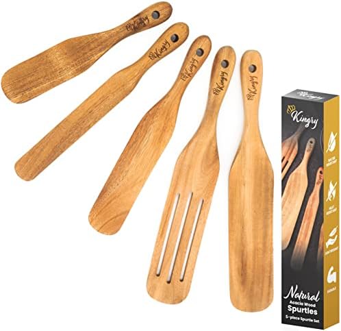Spurtles Kitchen Tools As Seen On TV - Natural Acacia Wooden Spurtle ...
