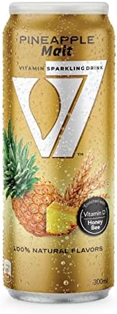 V7 Vitamin Sparkling Drink 100% Natural Flavors - Pineapple 300ml price ...