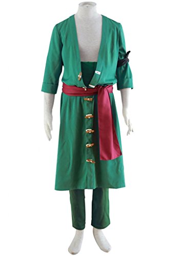 Buy Mtxc Men's One Piece Cosplay Costume Roronoa Zoro 2nd Online at ...